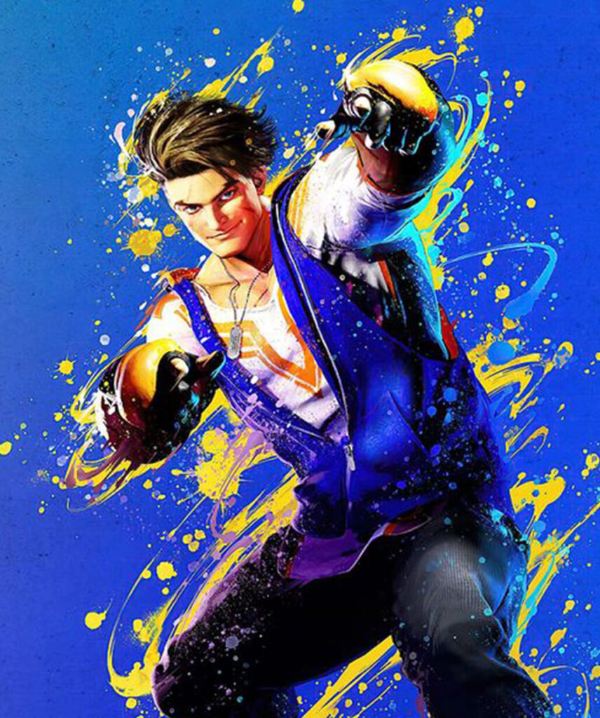 Luke Sullivan Street Fighter 6 Blue Vest