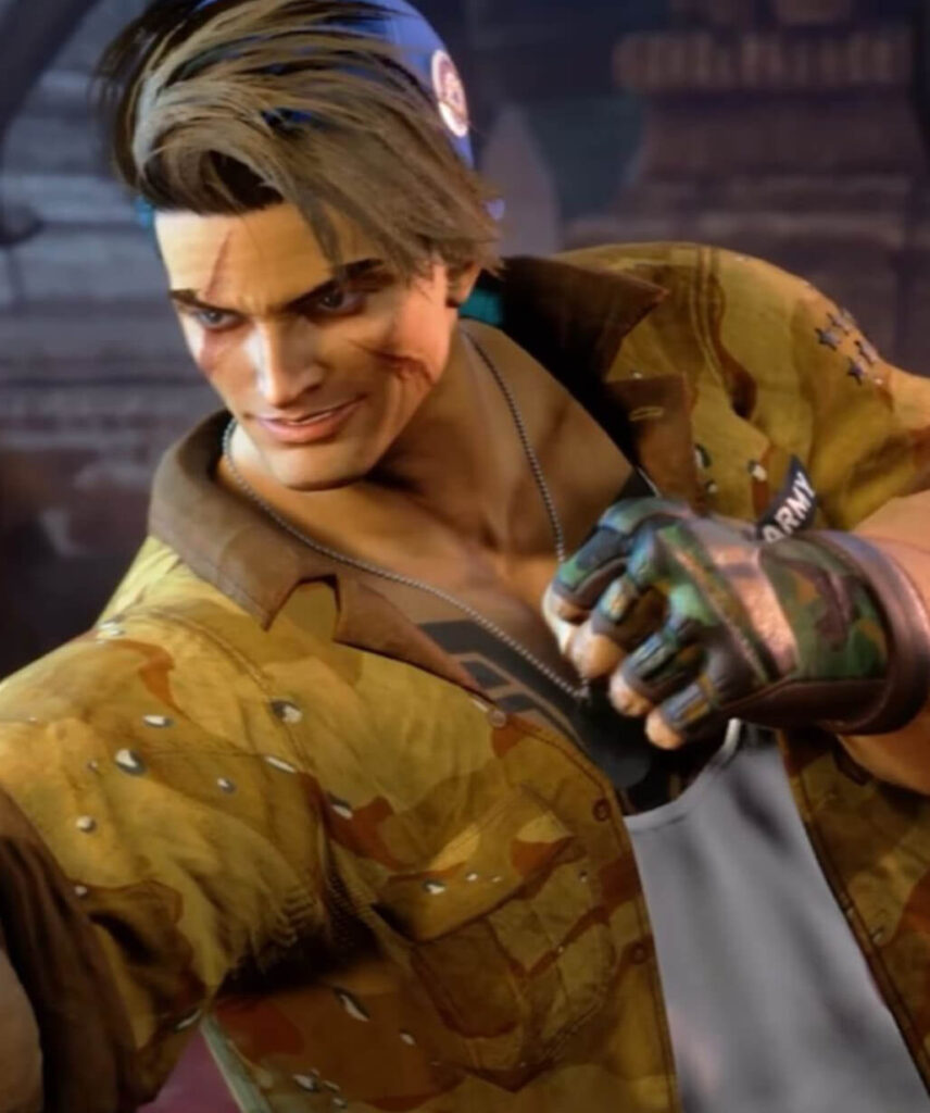 Luke Sullivan Street Fighter 6 Camouflage Jacket