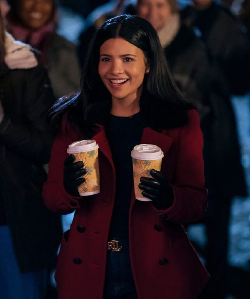 My Life with the Walter Boys Jackie Howard Maroon Coat