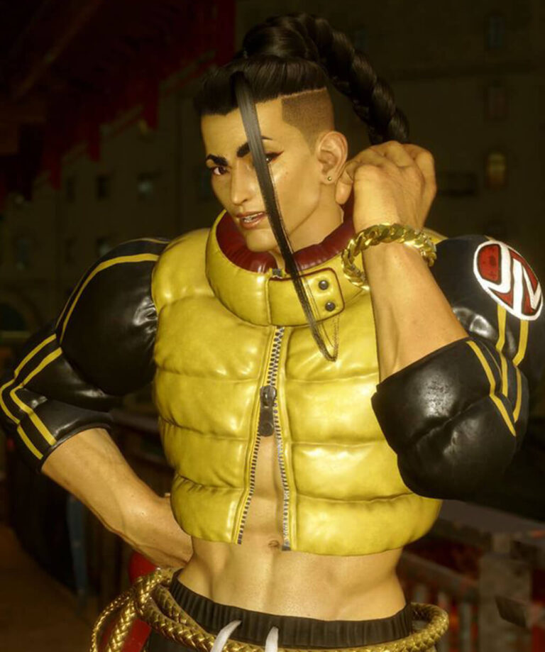 Street Fighter 6 Jamie Siu Puffer Jacket