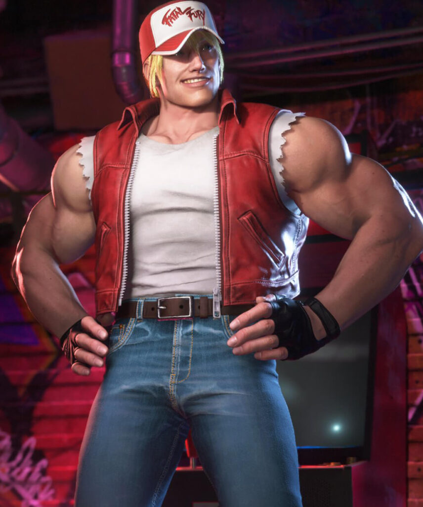 Street Fighter 6 Terry Borgard Red Leather Vest
