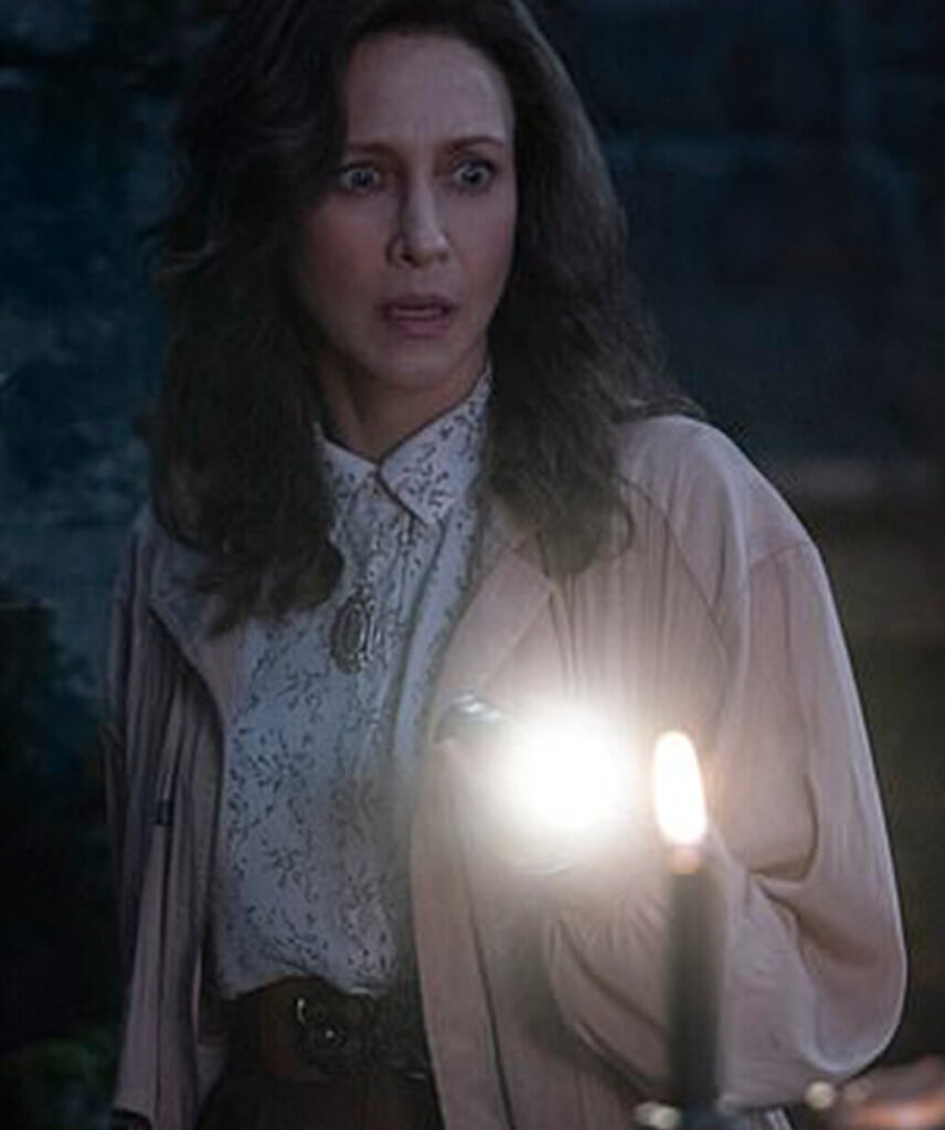 The Conjuring Last Rites 2025 Lorraine Warren Pink Cotton Coat