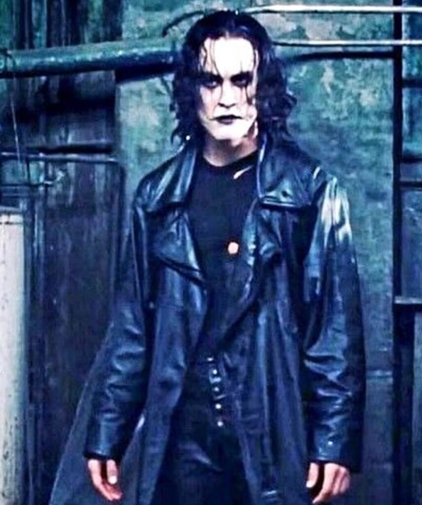 Brandon Lee The Crow 1994 Black Leather Coat