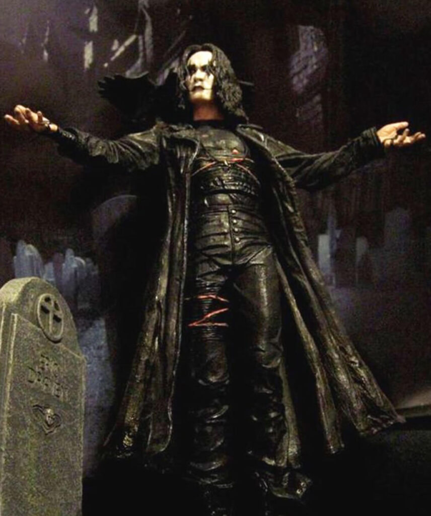 Brandon Lee The Crow 1994 Black Leather Coat
