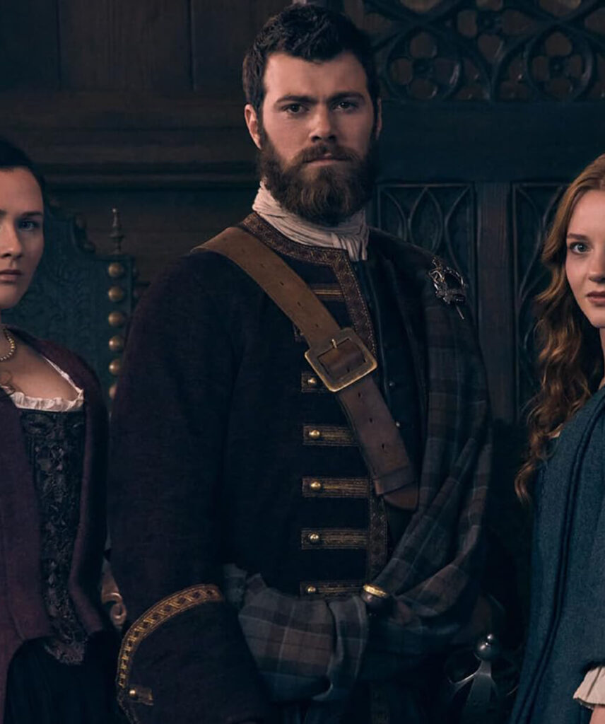 Outlander Blood of My Blood S01 Dougal MacKenzie Military Jacket