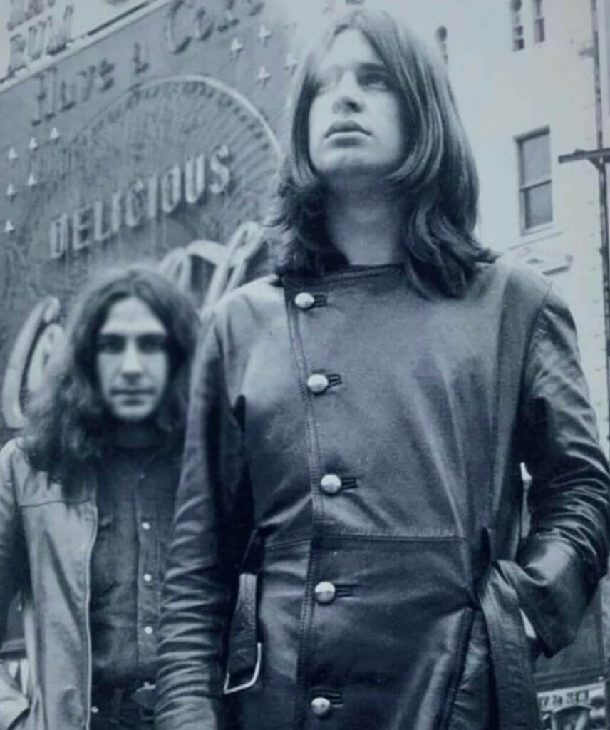 Ozzy Osbourne Black Leather Coat