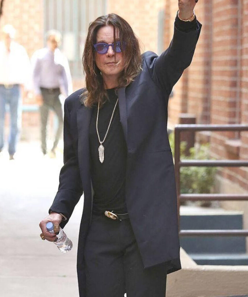 Ozzy Osbourne Sabbath Black Wool Coat