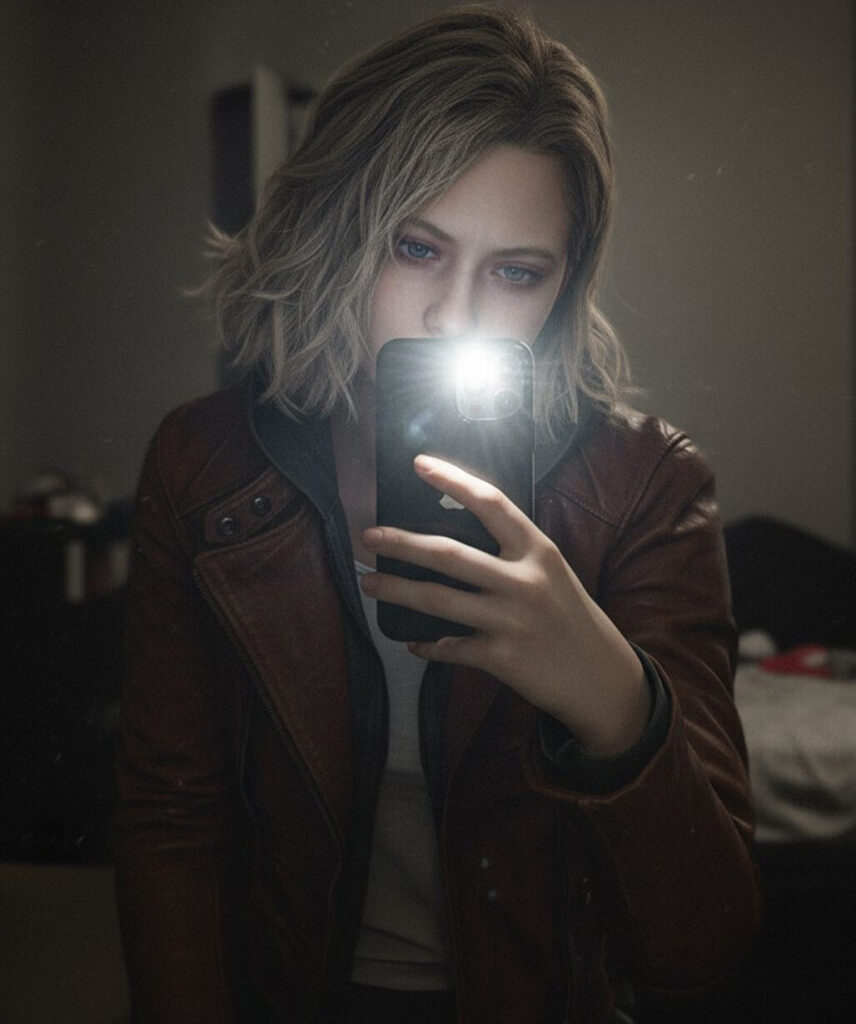 Resident Evil: Requiem 2026 Grace Ashcroft Brown Leather Jacket