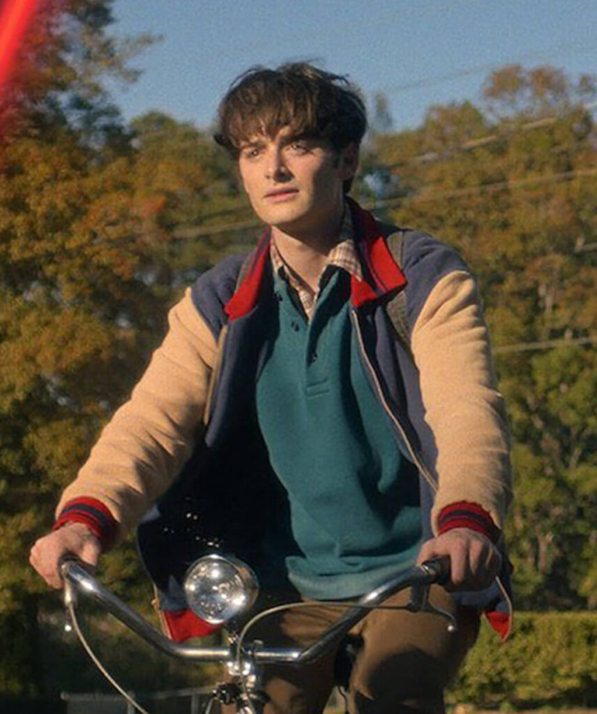 Stranger Things S05 Will Byers Blue Varsity Jacket