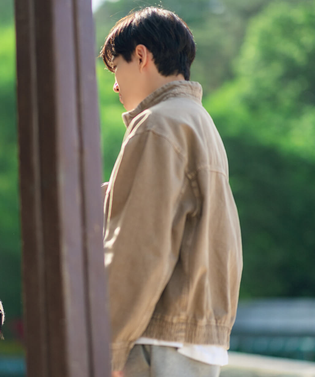 Lee Jun-ho Cashero S01 Kang Brown Cotton Jacket