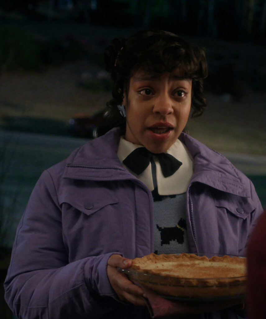 Stranger Things S05 Erica Sinclair Purple Jacket