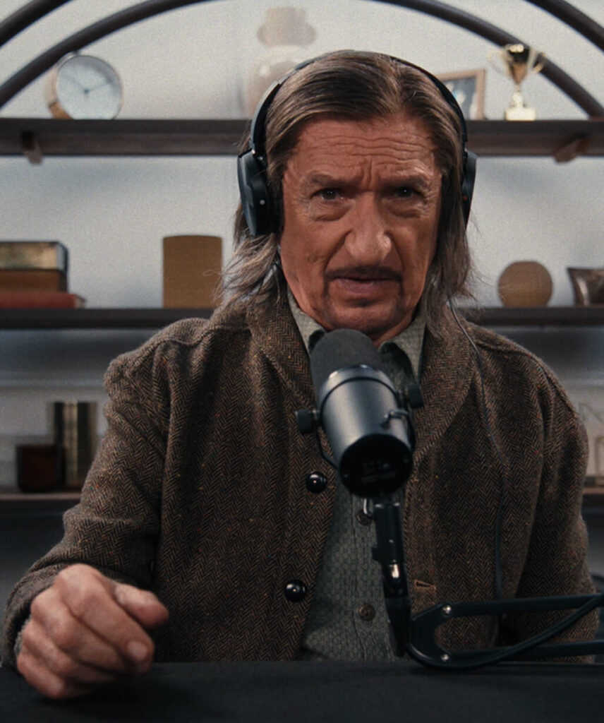 Ben Kingsley Wonder Man 2026 Wool Brown Blazer