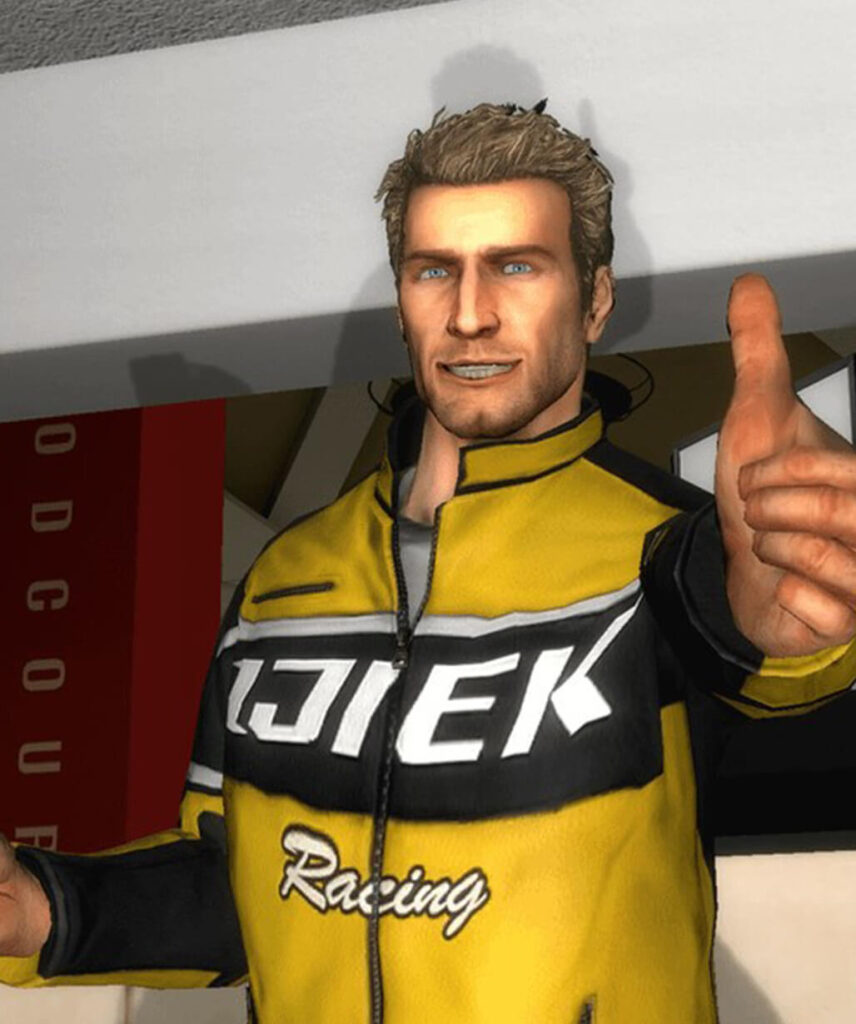 Dead Rising 2 Chuck Greene Racer Leather Jacket