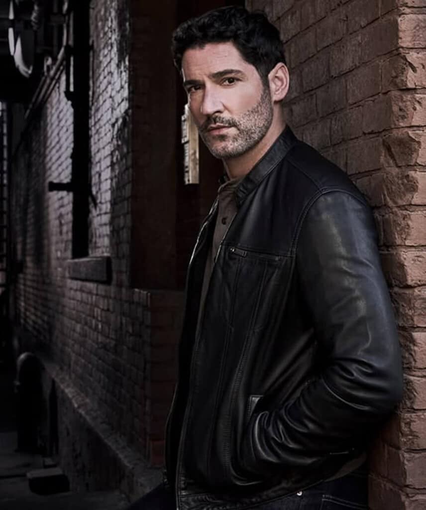 CIA 2026 Tom Ellis Black Leather Jacket