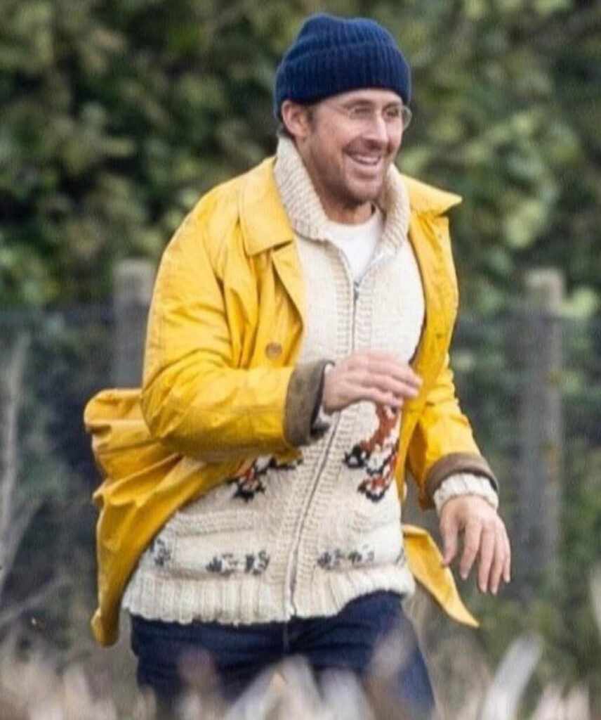 Project Hail Mary Ryan Gosling Yellow Leather Coat